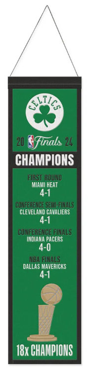 Boston Celtics Champion Heritage Banner – ManCave-Decor.com