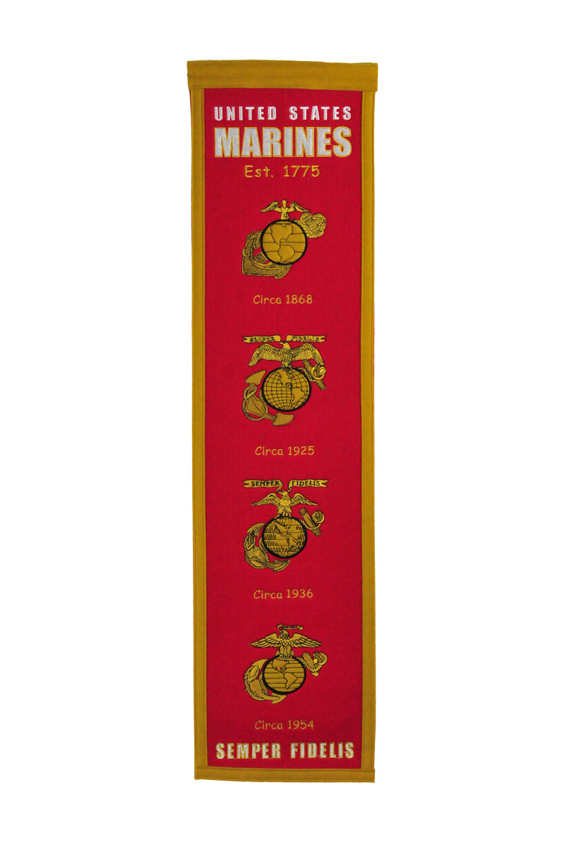 US Marine Corps Heritage Banner – ManCave-Decor.com