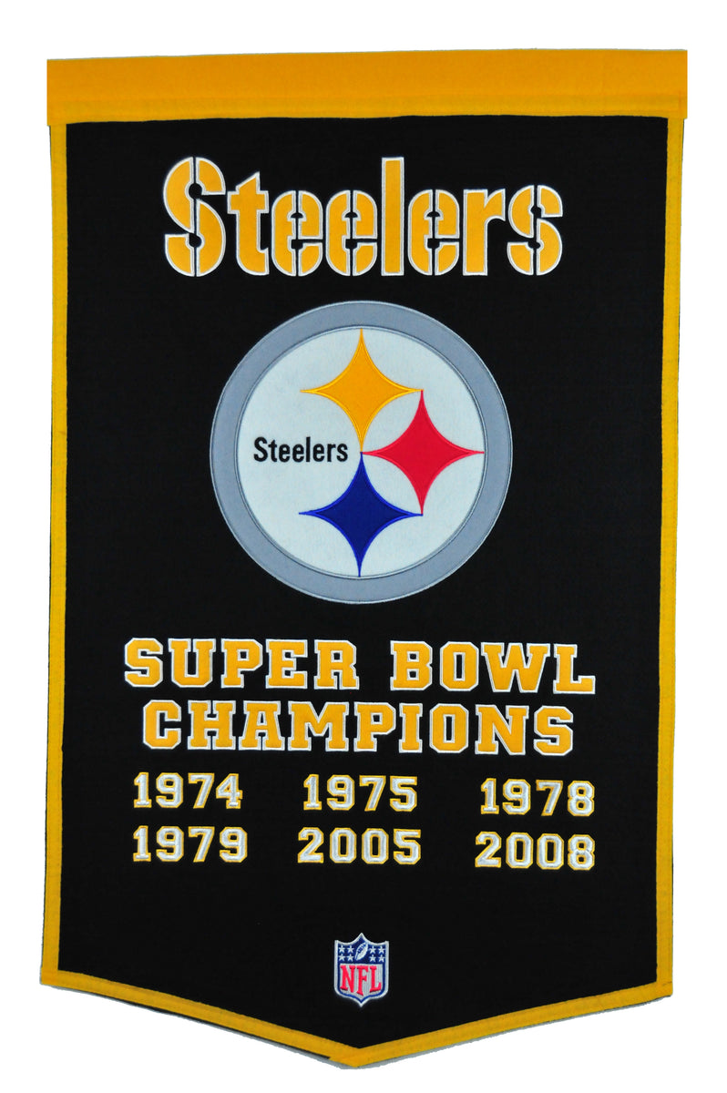Pittsburgh Steelers SB Banner – ManCave-Decor.com
